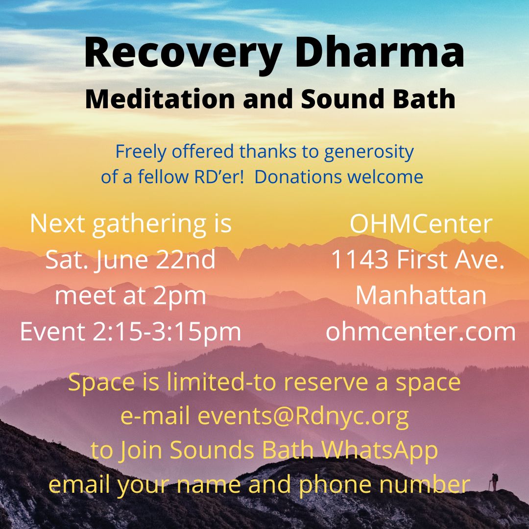 Recovery Dharma NYC